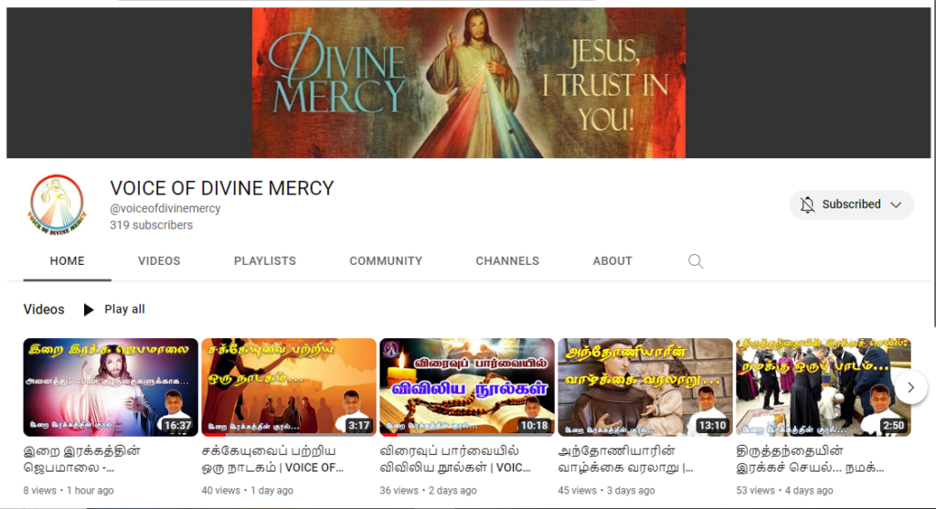 VOICE OF DIVINE MERCY – A Christian Social Media